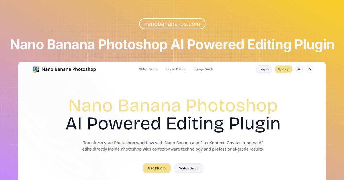 AI Vision Plugin | Nano Banana Photoshop Plugin